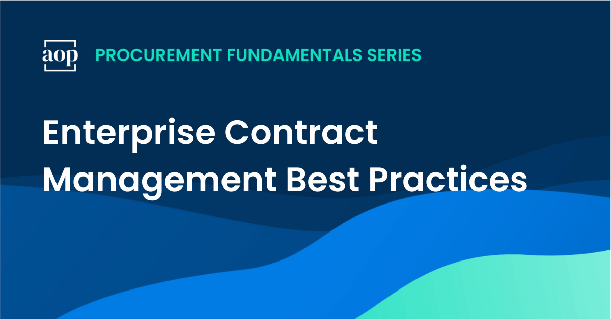 10 Contract Management Best Practices + Checklist for Procurement